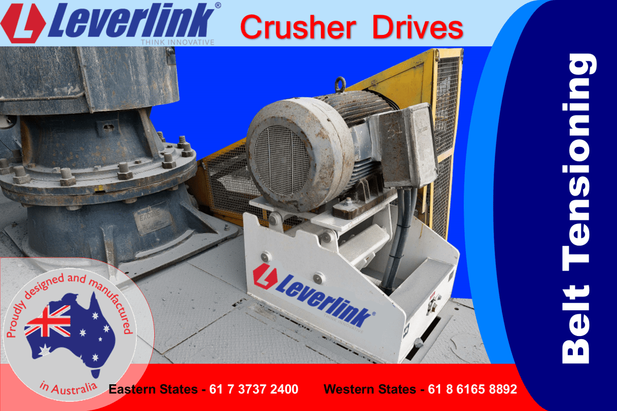 Leverlink Australia - LEVERLINK Crusher Drives - Belt Tensioning