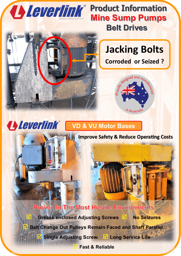 Vertical Drive Motor Base arrangements | Sump Pumps | Leverlink
